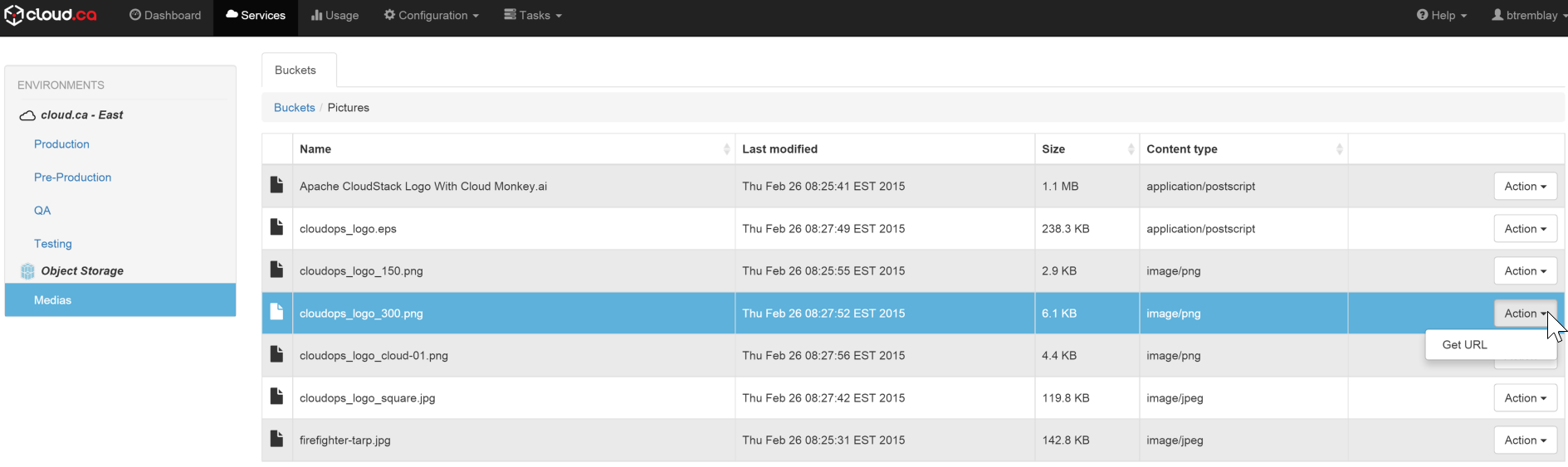 Cloud Ca Object Storage An Efficient And User Friendly Web Interface